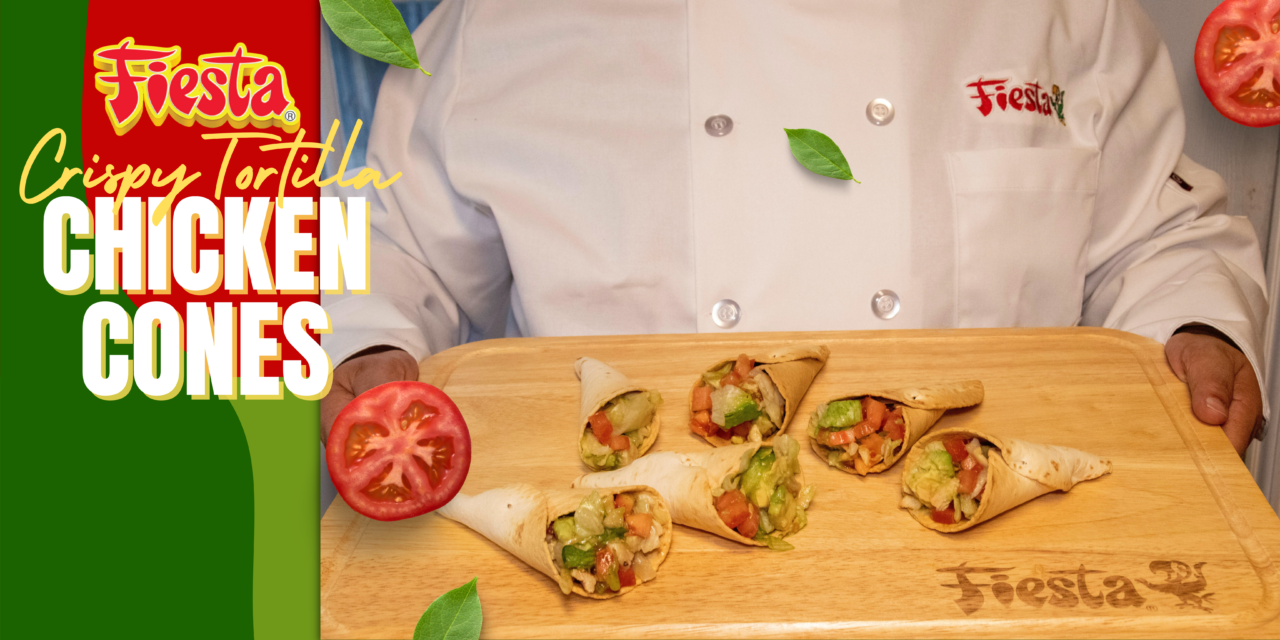 CRISPY TORTILLA CHICKEN CONES | Fiestamart