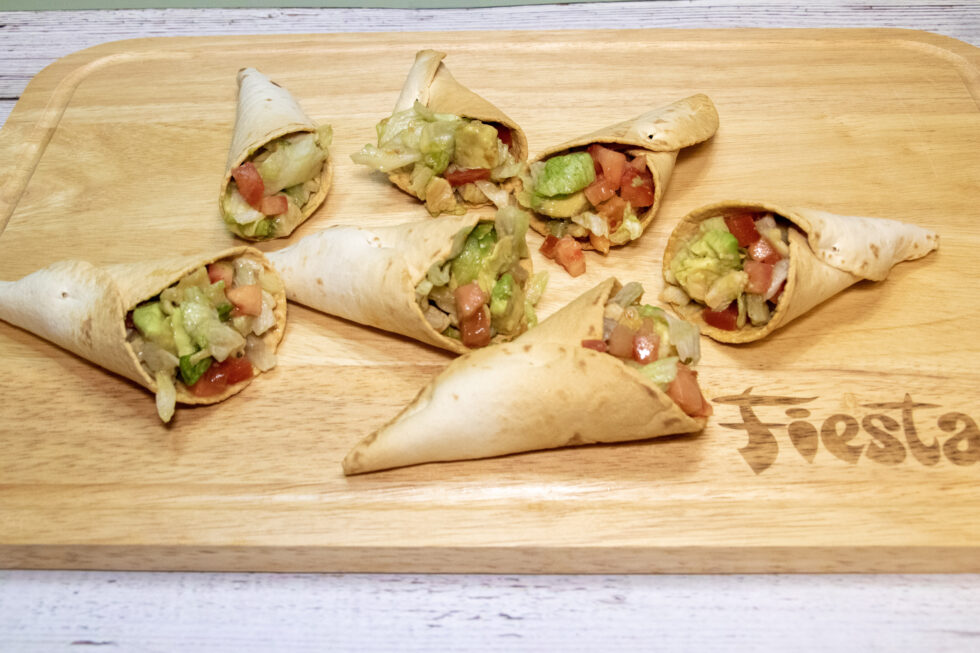 CRISPY TORTILLA CHICKEN CONES | Fiestamart